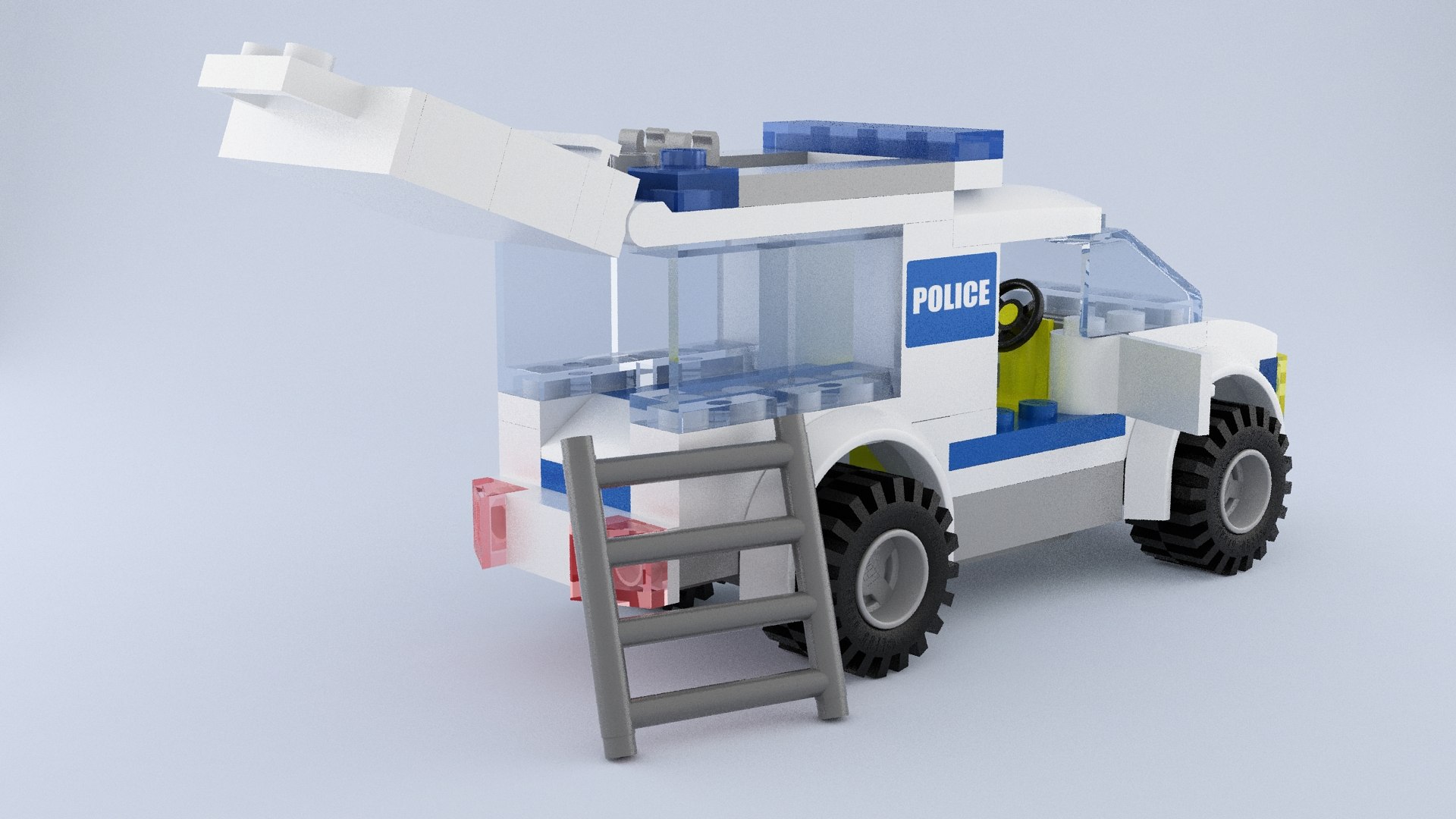Set Lego Patrol Police Officer 3D Model - TurboSquid 1713355