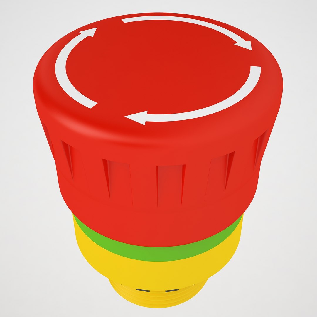 Industrial Button 3D - TurboSquid 1317560