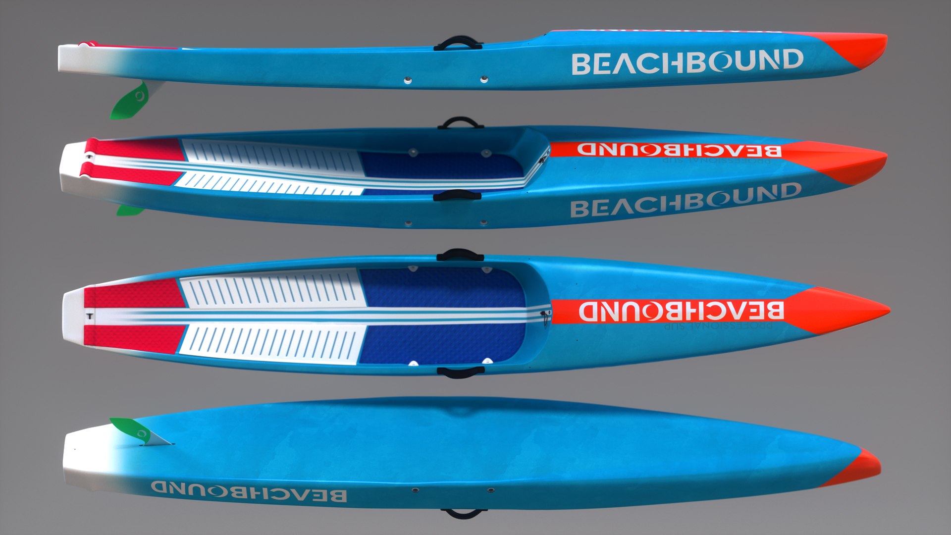 3D Model Male Sup Racer Animated HQ - TurboSquid 2088917