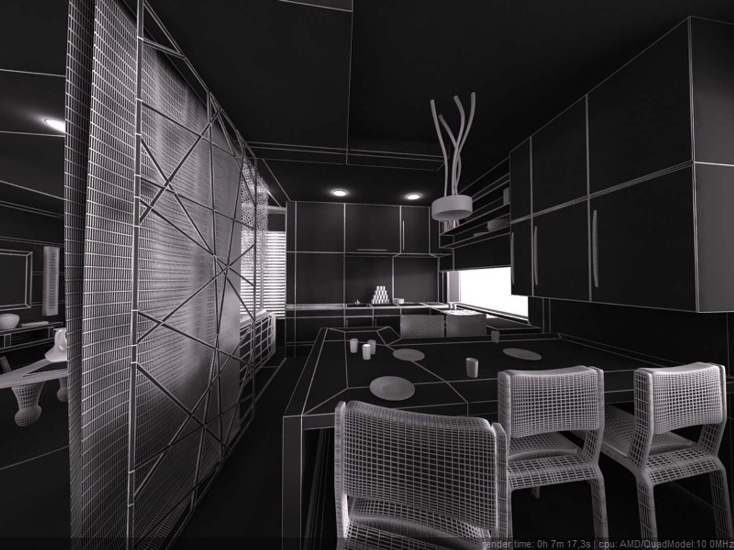 Modern Interior 3d Model
