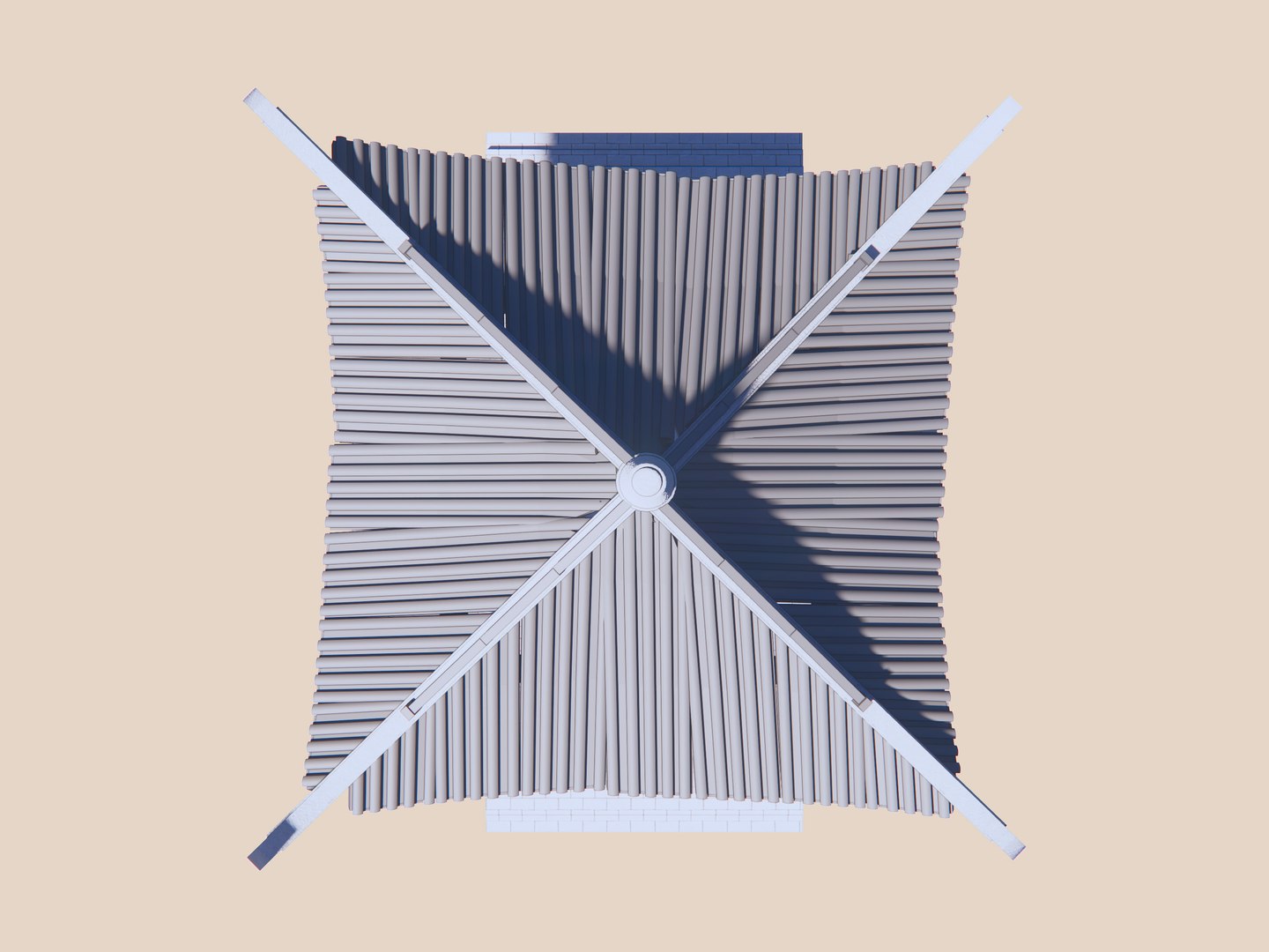 3D Traditional Chinese Square Pavilion - TurboSquid 2049135