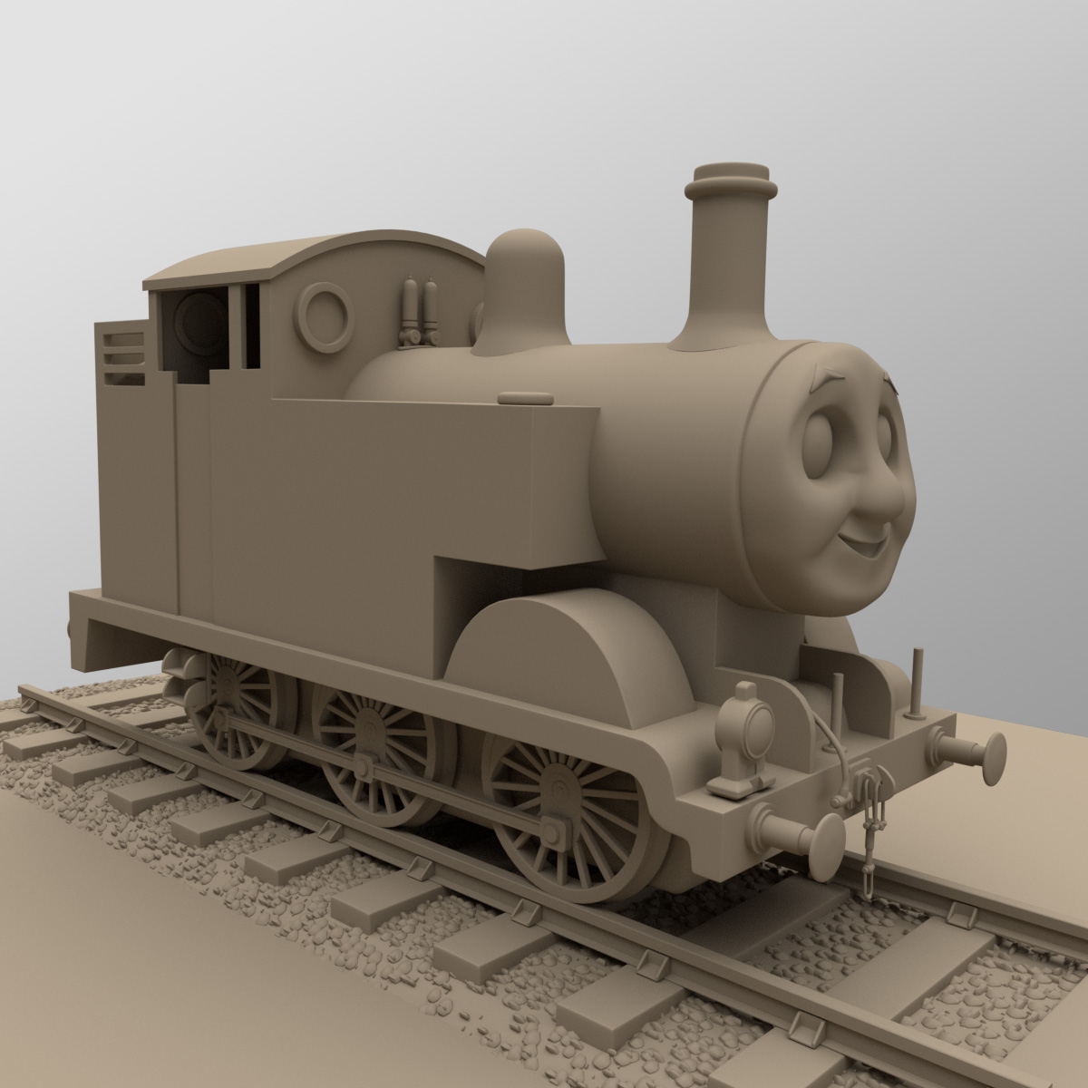 3d thomas tank engine model