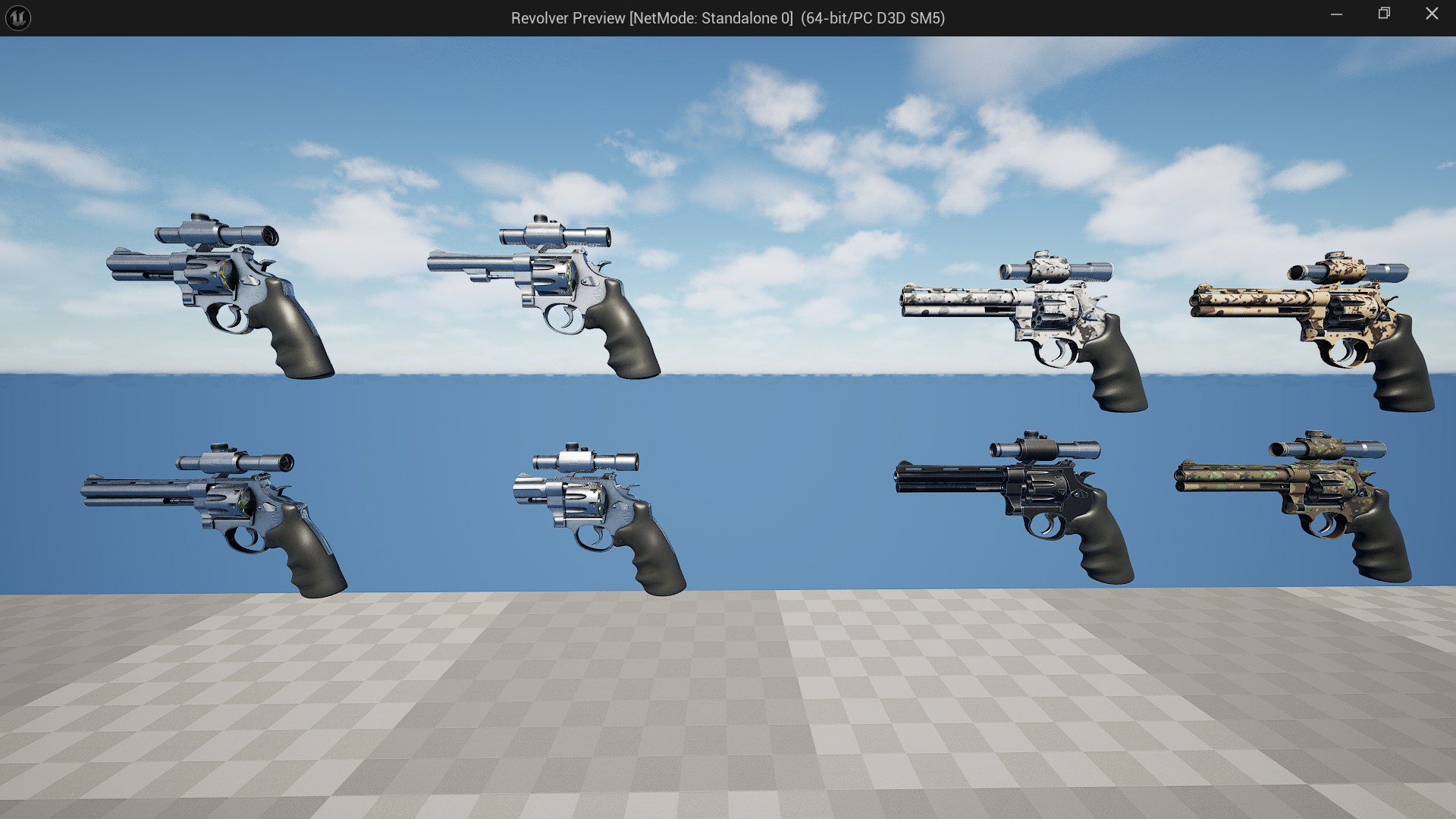 Revolver Pistol Fps - Tps 3D - TurboSquid 2405730