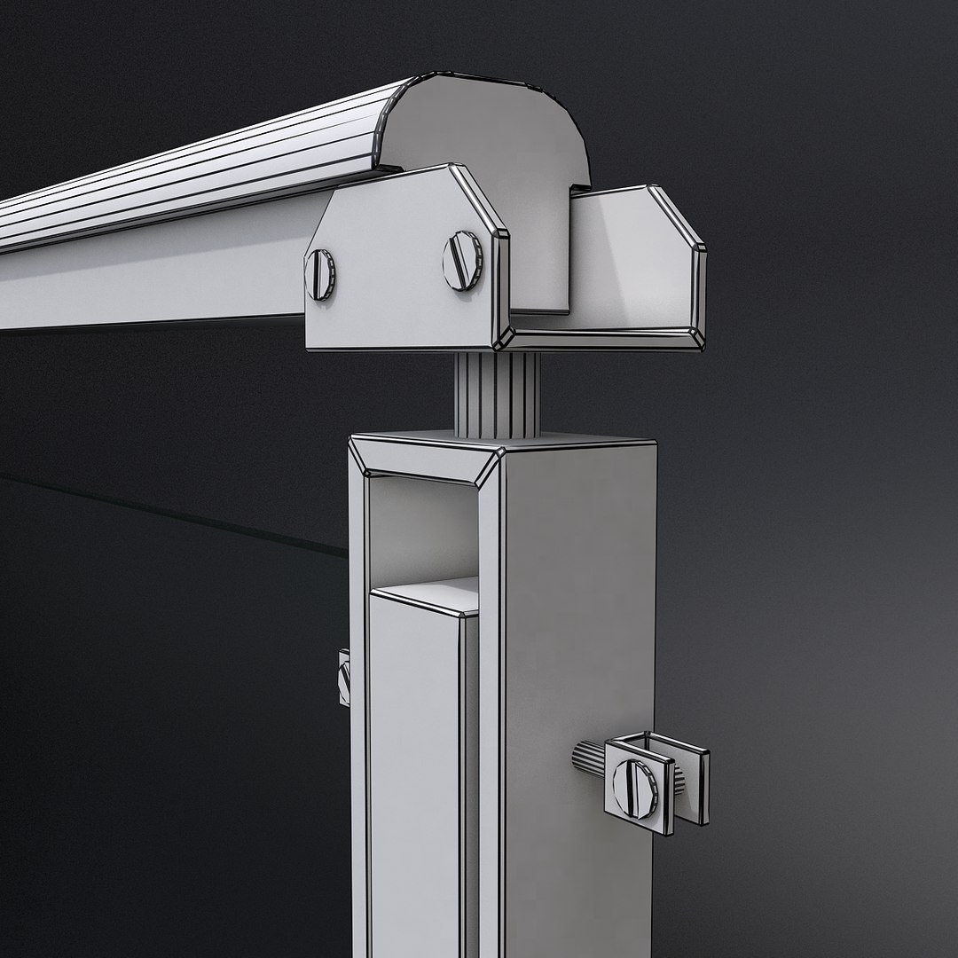 3D Modern Design Handrail Model - TurboSquid 1149999