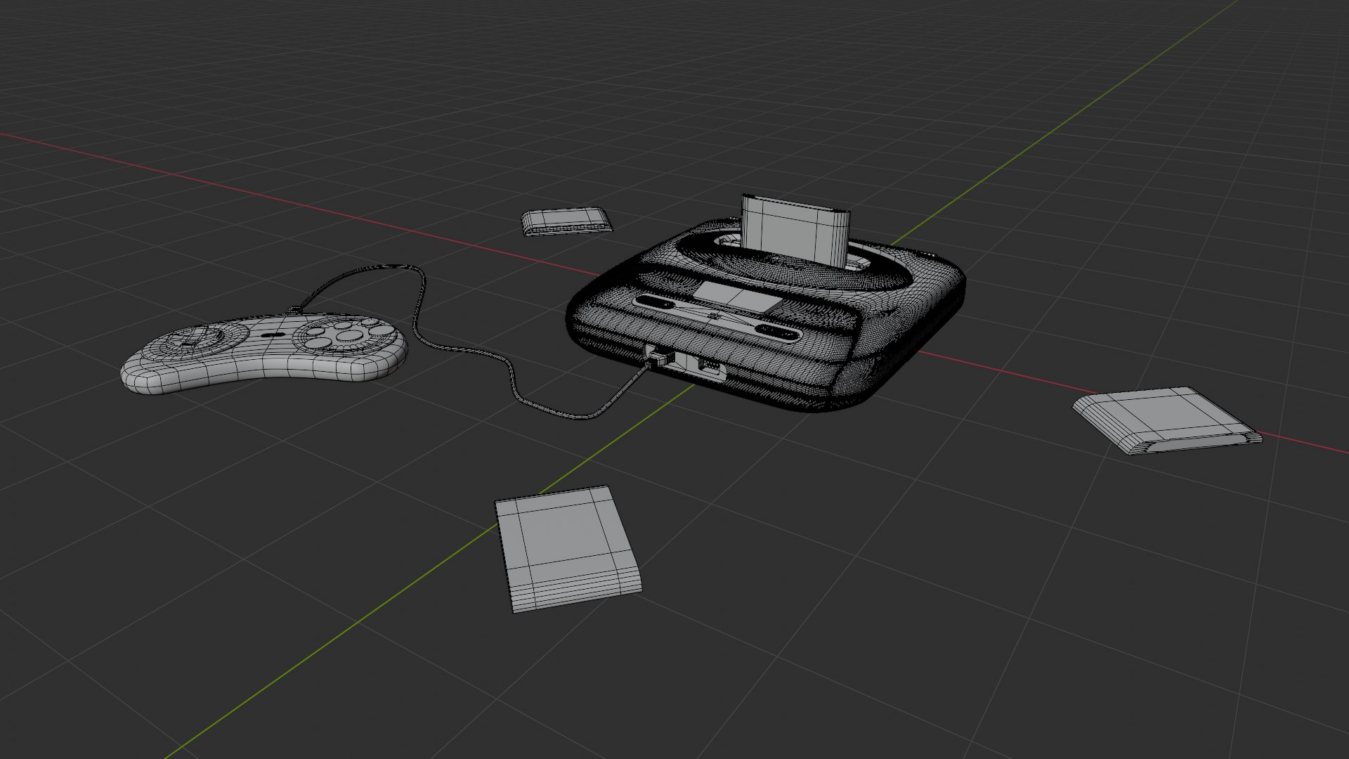 Consola De Videojuegos Retro 3D Model - TurboSquid 2235779