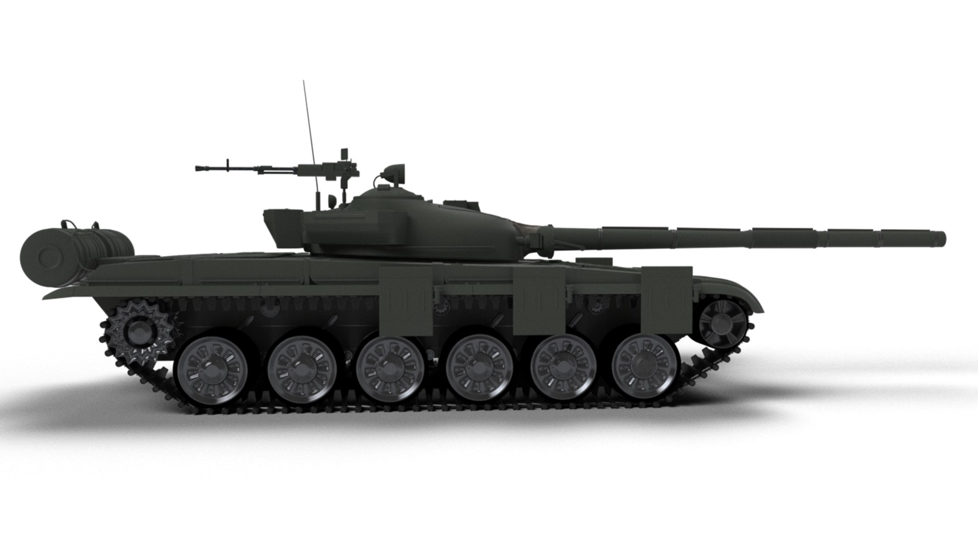 3d Obj Tank T 72