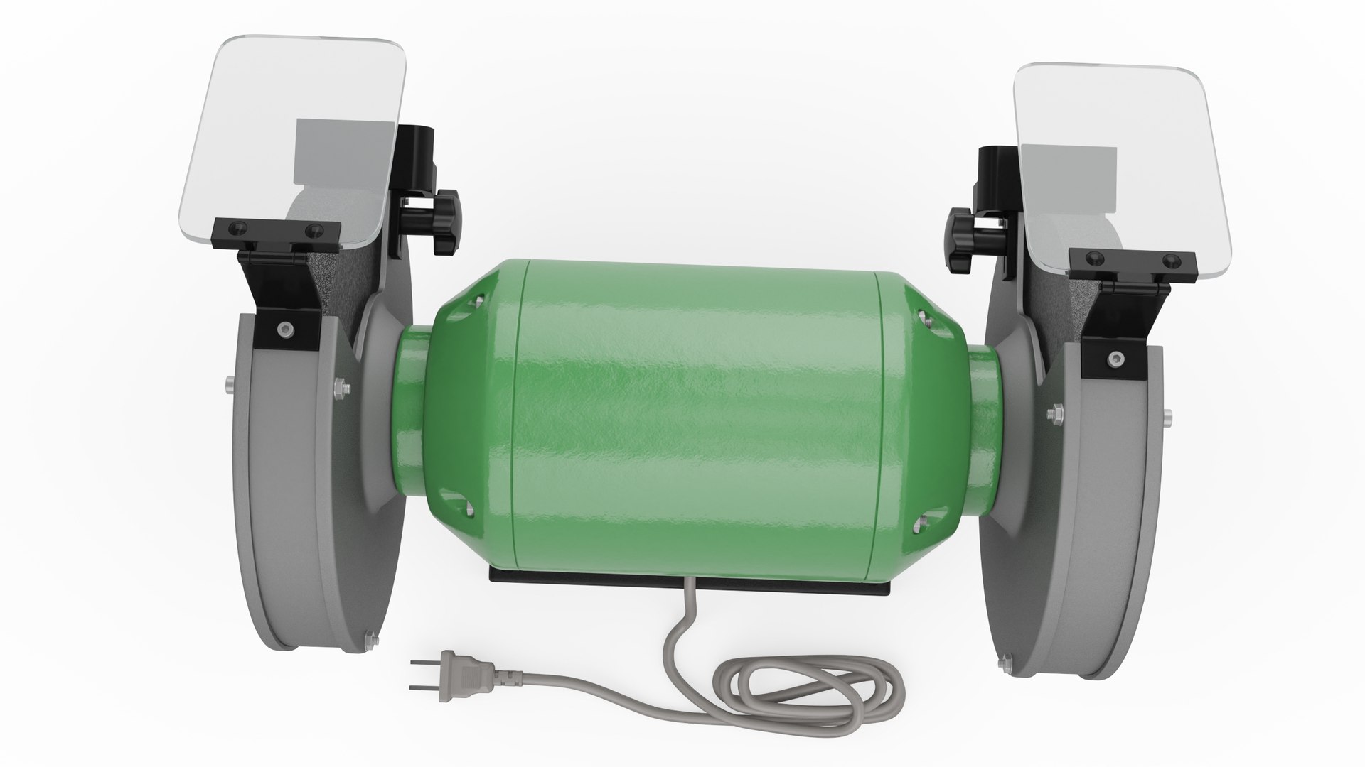 3D Power Bench Grinder With Two Wheels - TurboSquid 2083220