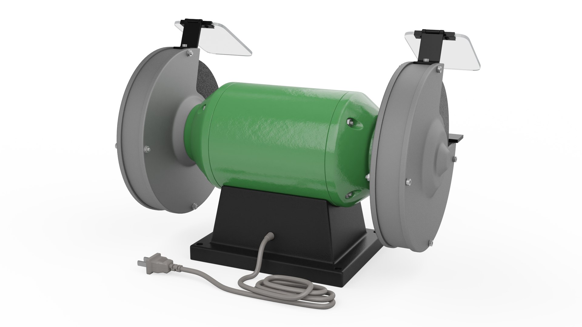 3D Power Bench Grinder With Two Wheels - TurboSquid 2083220
