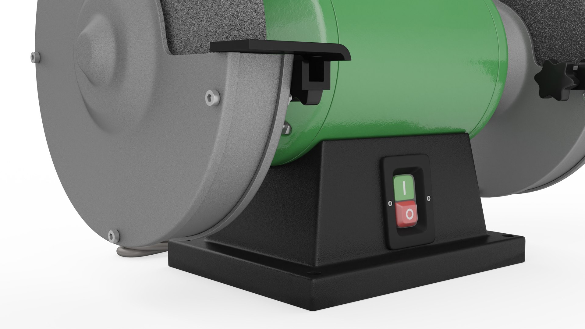 3D Power Bench Grinder With Two Wheels - TurboSquid 2083220