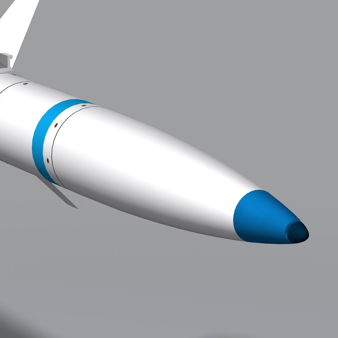 Agm-88 Harm Missile 3d Model