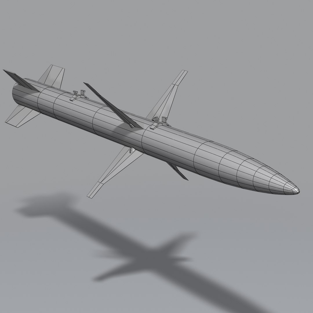 Agm-88 Harm Missile 3d Model
