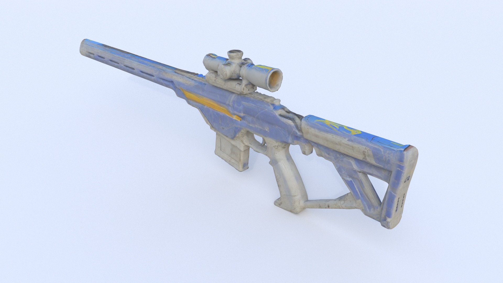 Tachyon Sniper Rifle Model - TurboSquid 2329017