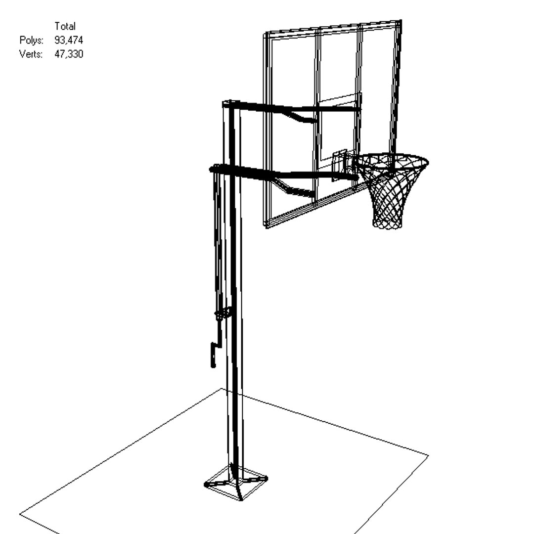 Basketball Goal 3d Model