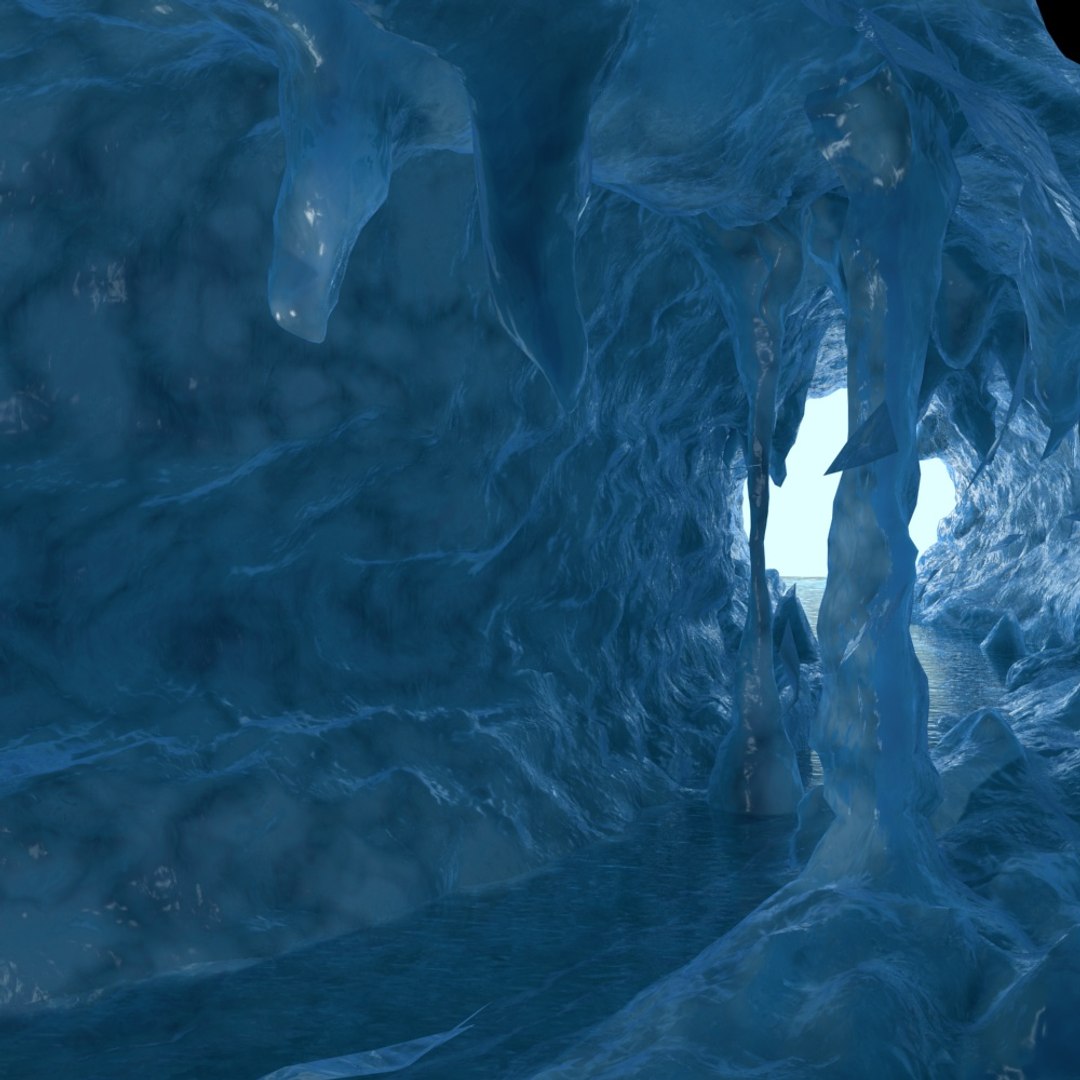 3D Ice Cave Model - TurboSquid 1390516