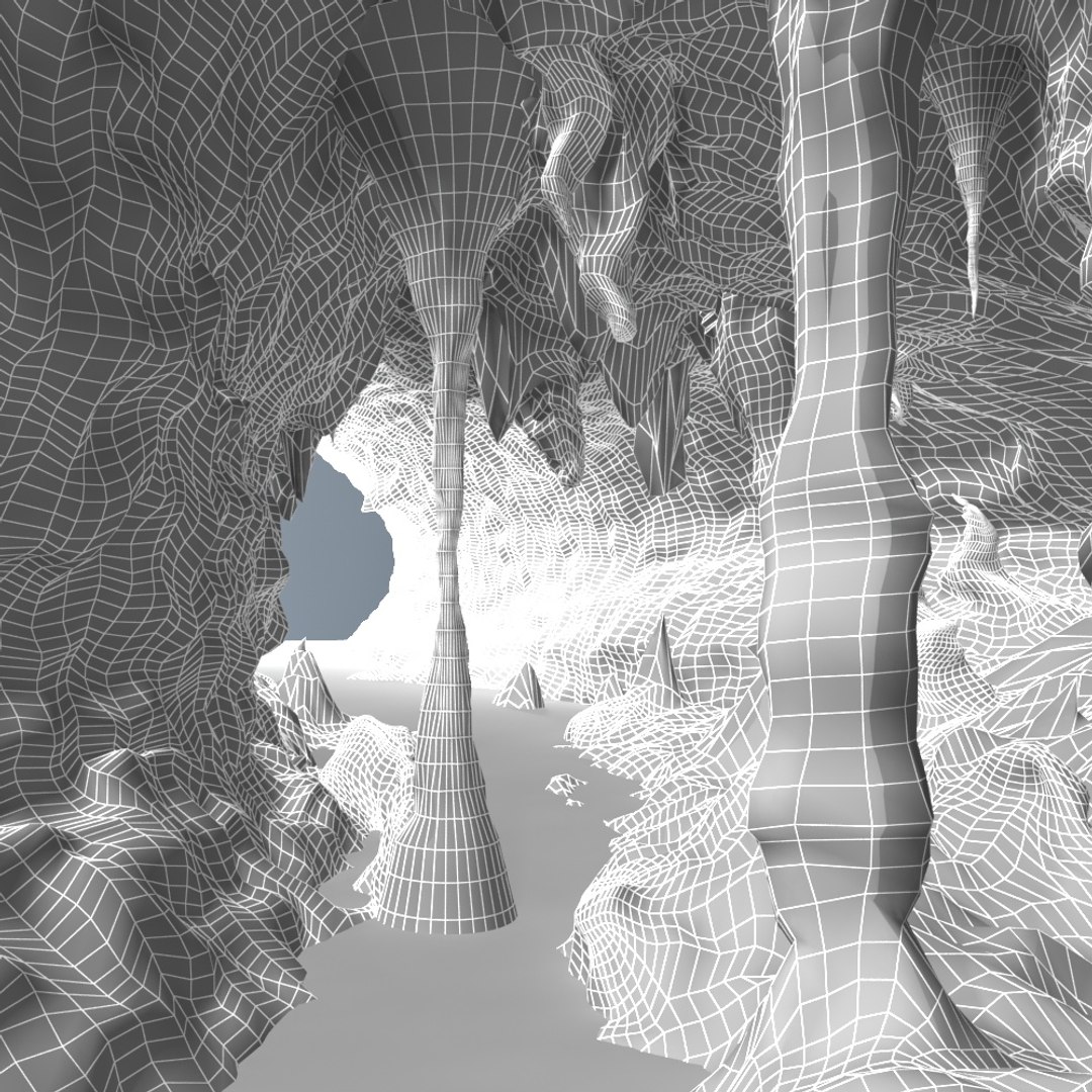 3D Ice Cave Model - TurboSquid 1390516