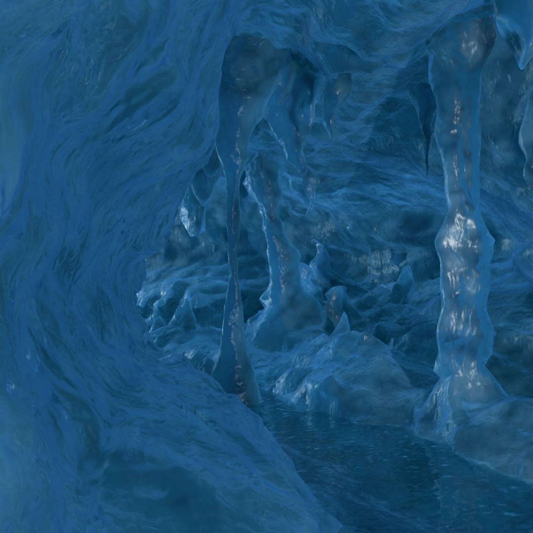 3D Ice Cave Model - TurboSquid 1390516
