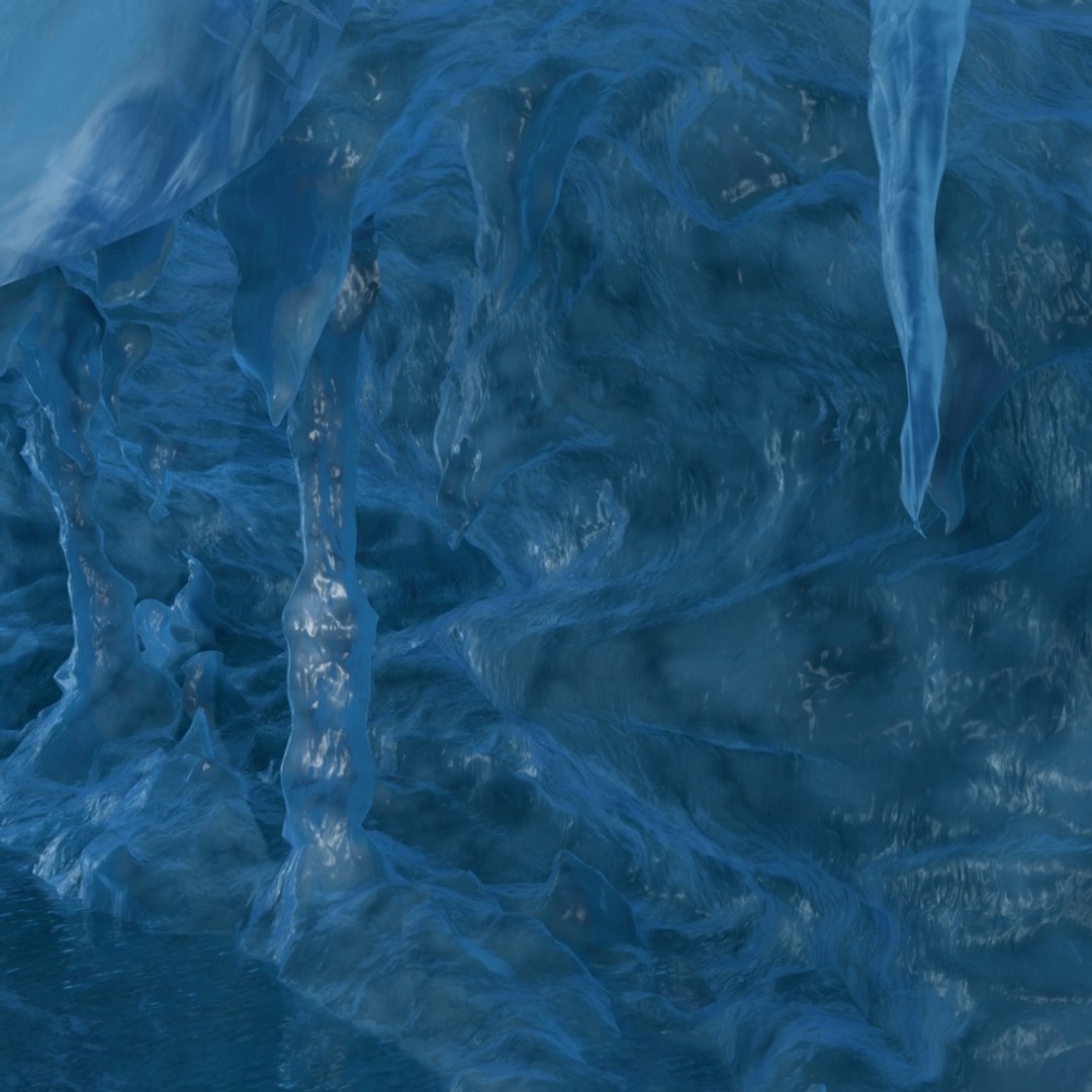 3D Ice Cave Model - TurboSquid 1390516