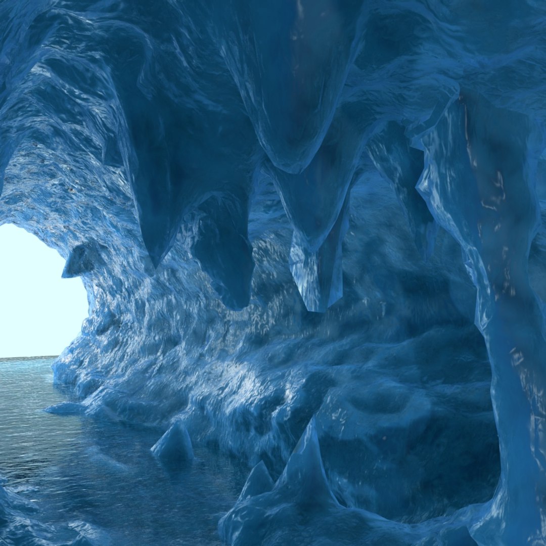 3D Ice Cave Model - TurboSquid 1390516