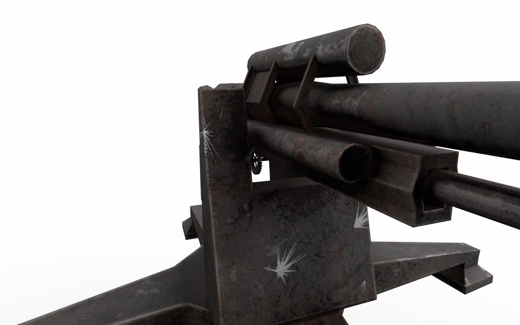 3D Sci-fi Turret Gun - mechanical - TurboSquid 1869252