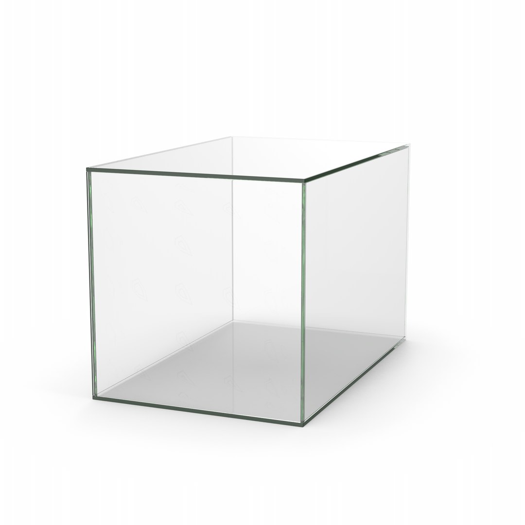 3D Glass Display Case Model - TurboSquid 2190109