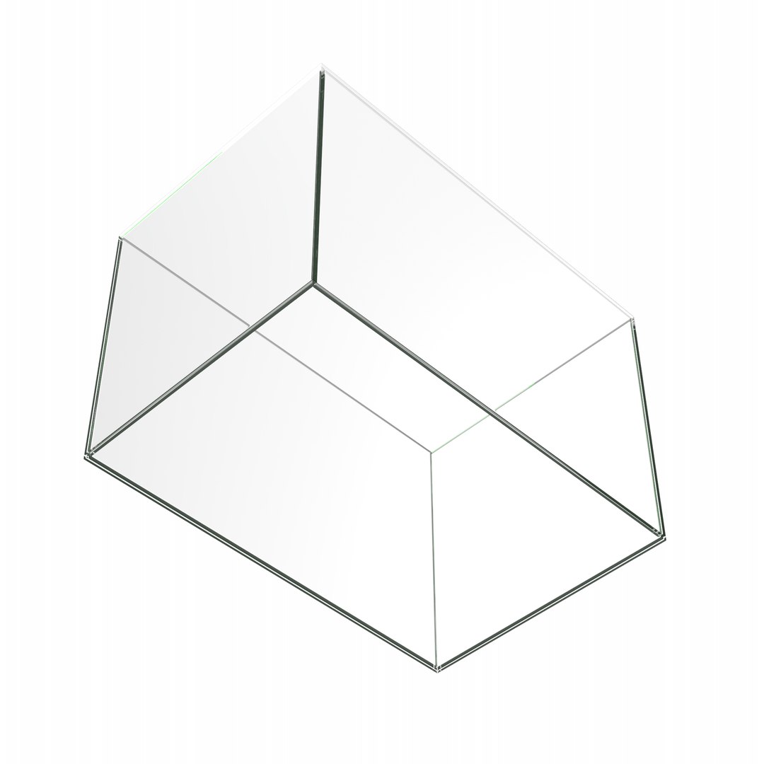 3D Glass Display Case Model - TurboSquid 2190109