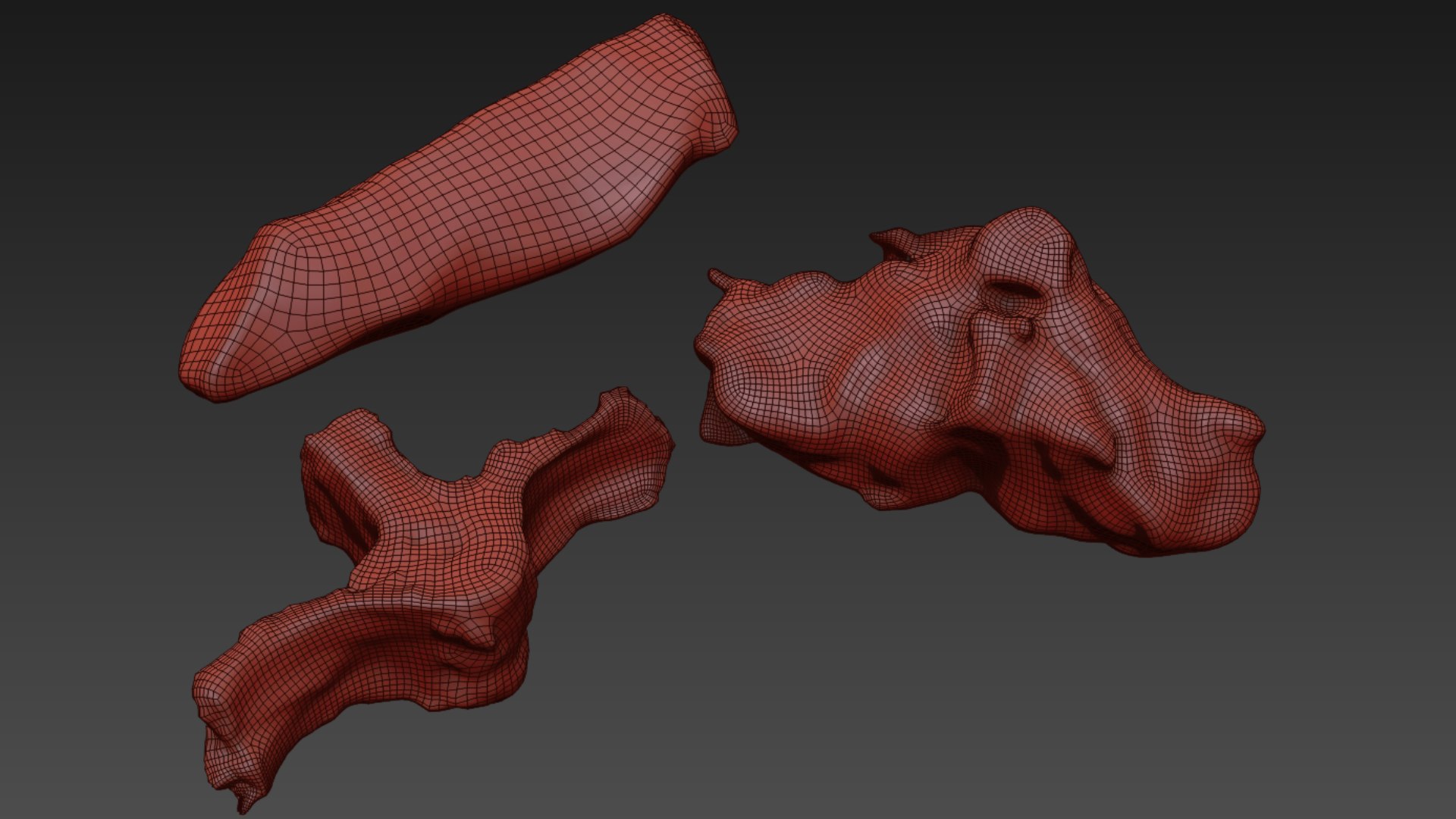 Meat Set 002 Model - TurboSquid 2141503