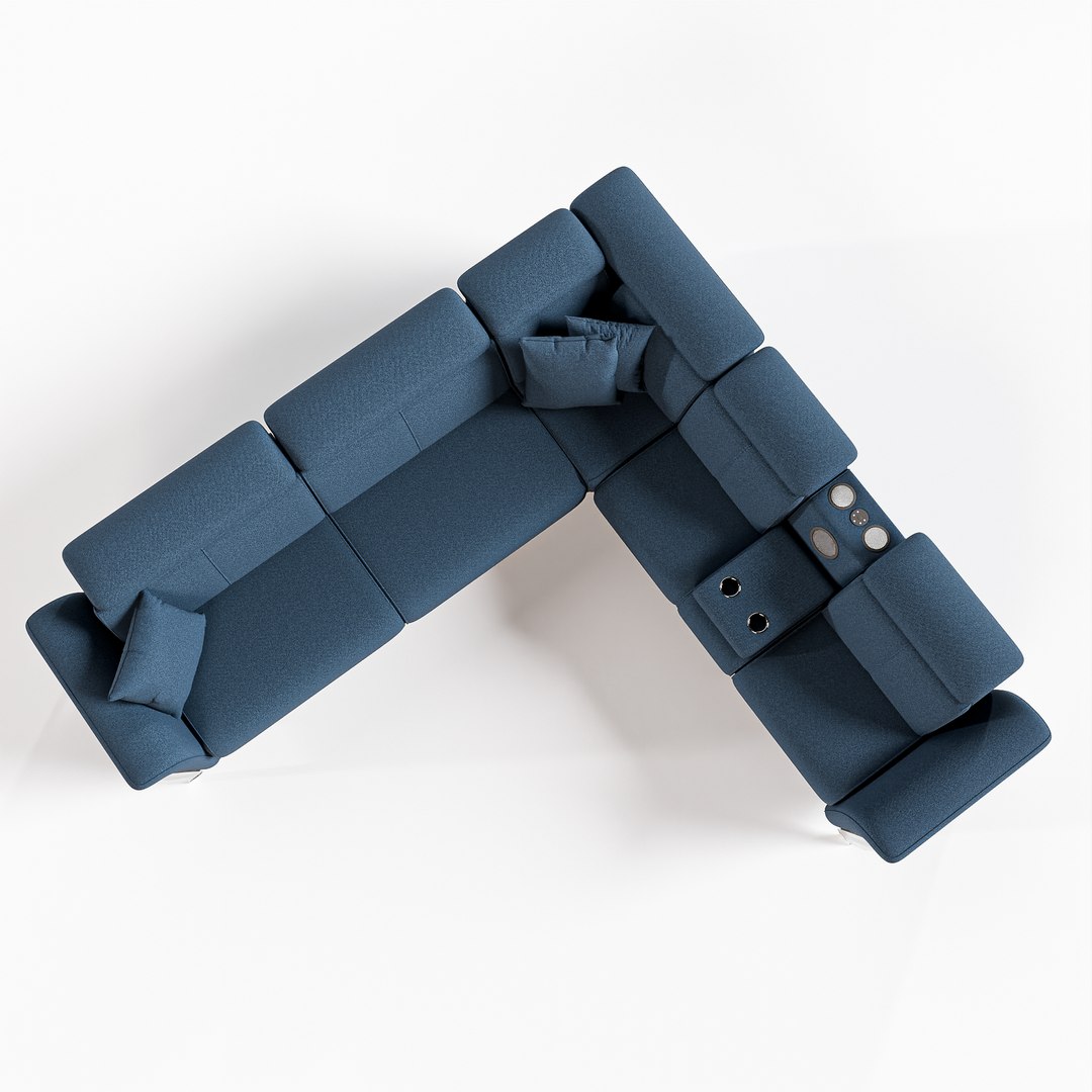 Mizart Corner Sofa 3D - TurboSquid 2242146