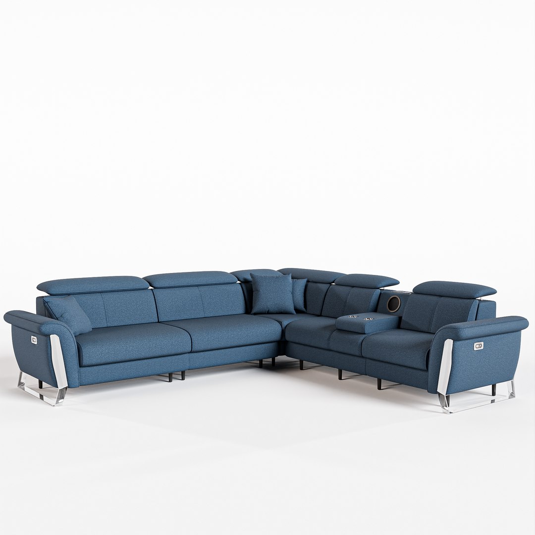 Mizart Corner Sofa 3D - TurboSquid 2242146
