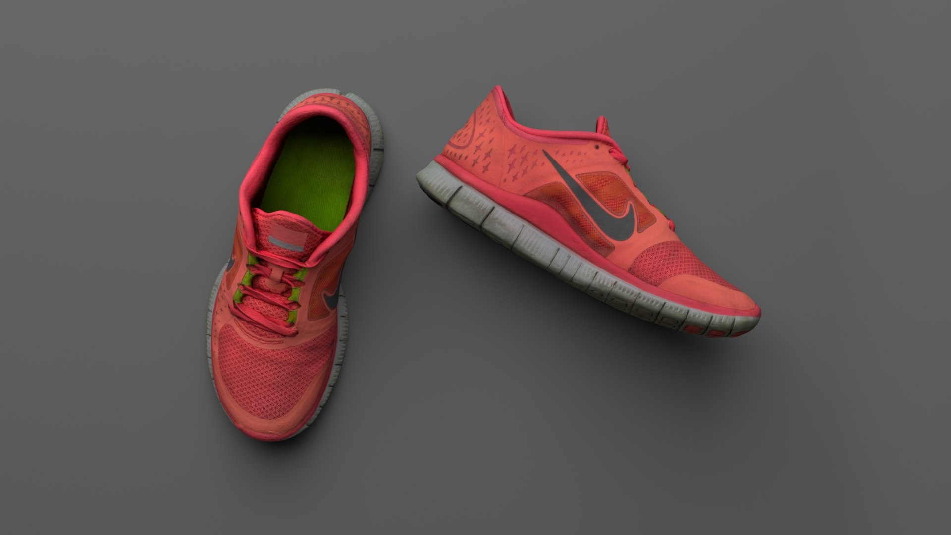 3D Model Worn Nike Run 3 - TurboSquid 1275848