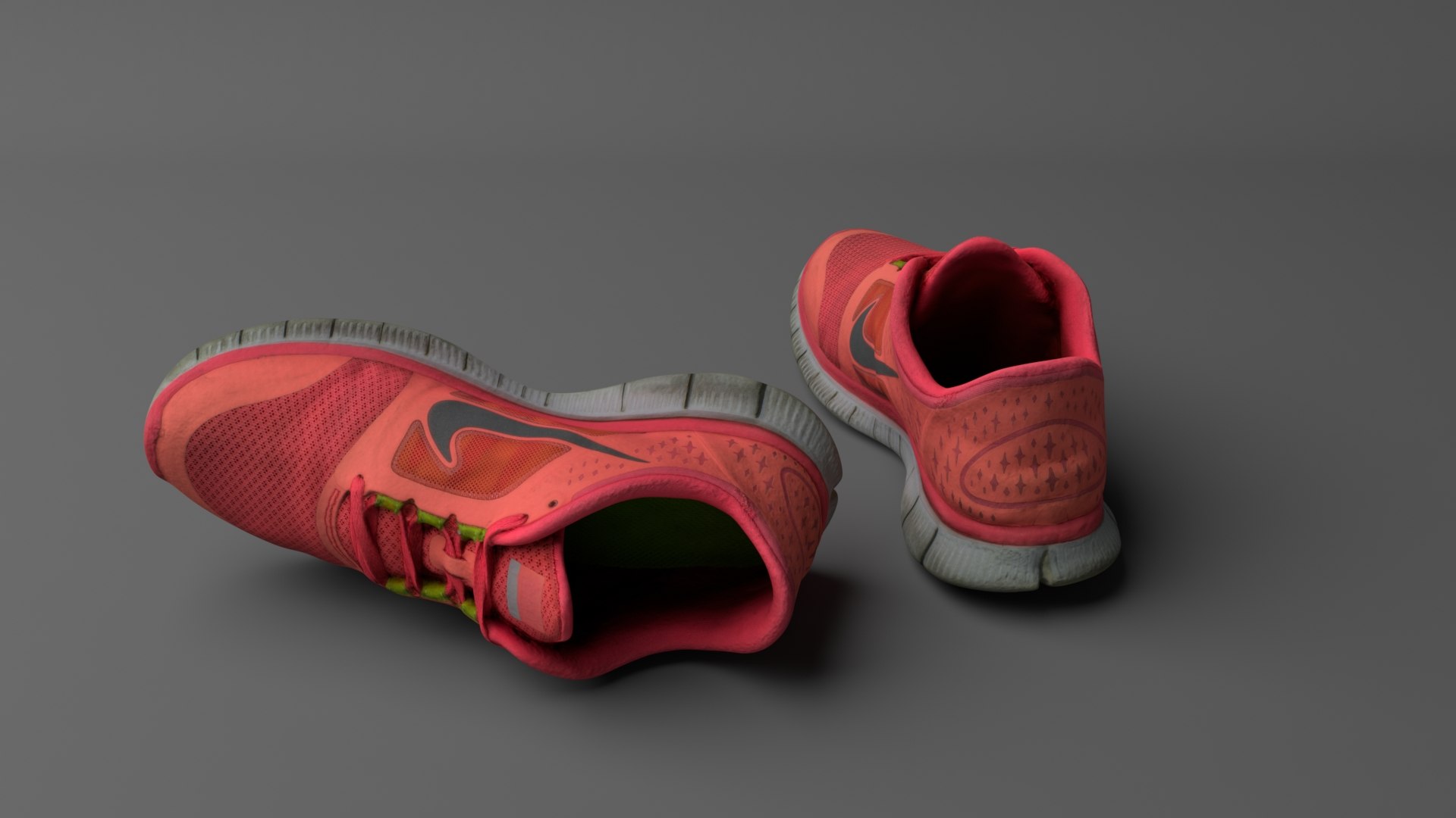 3D Model Worn Nike Run 3 - TurboSquid 1275848