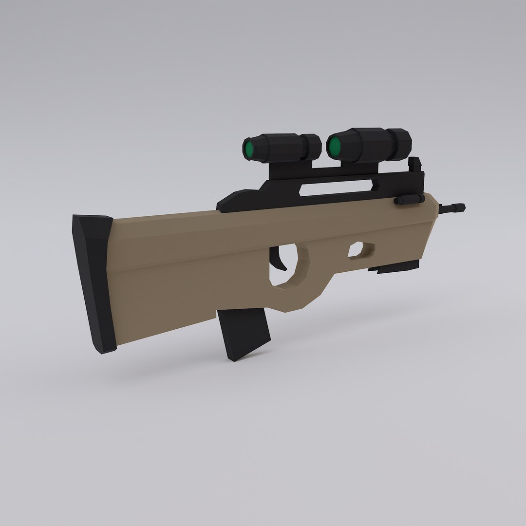 FN F2000 Assault Rifle Gun 3D Model - TurboSquid 1992902