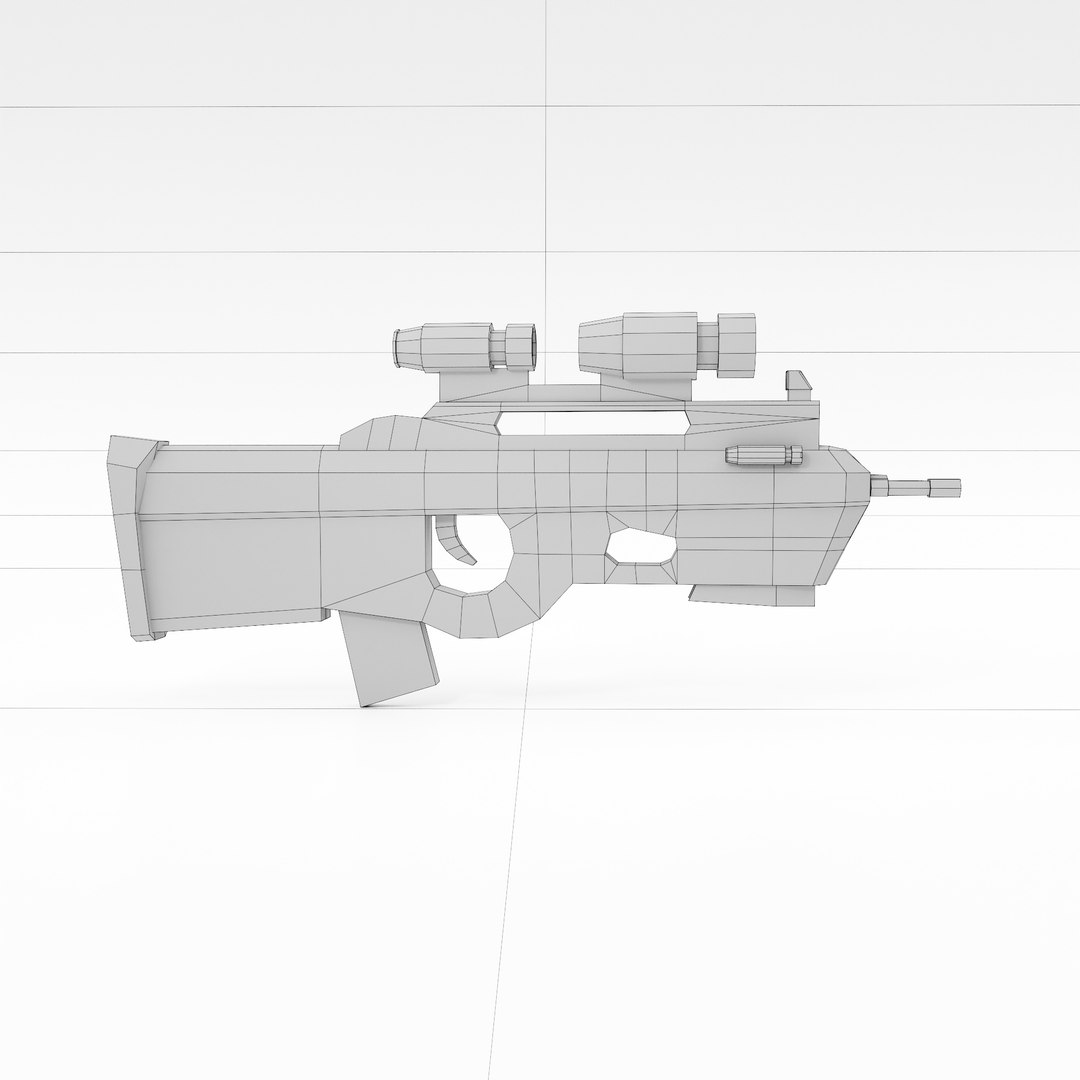 FN F2000 Assault Rifle Gun 3D Model - TurboSquid 1992902