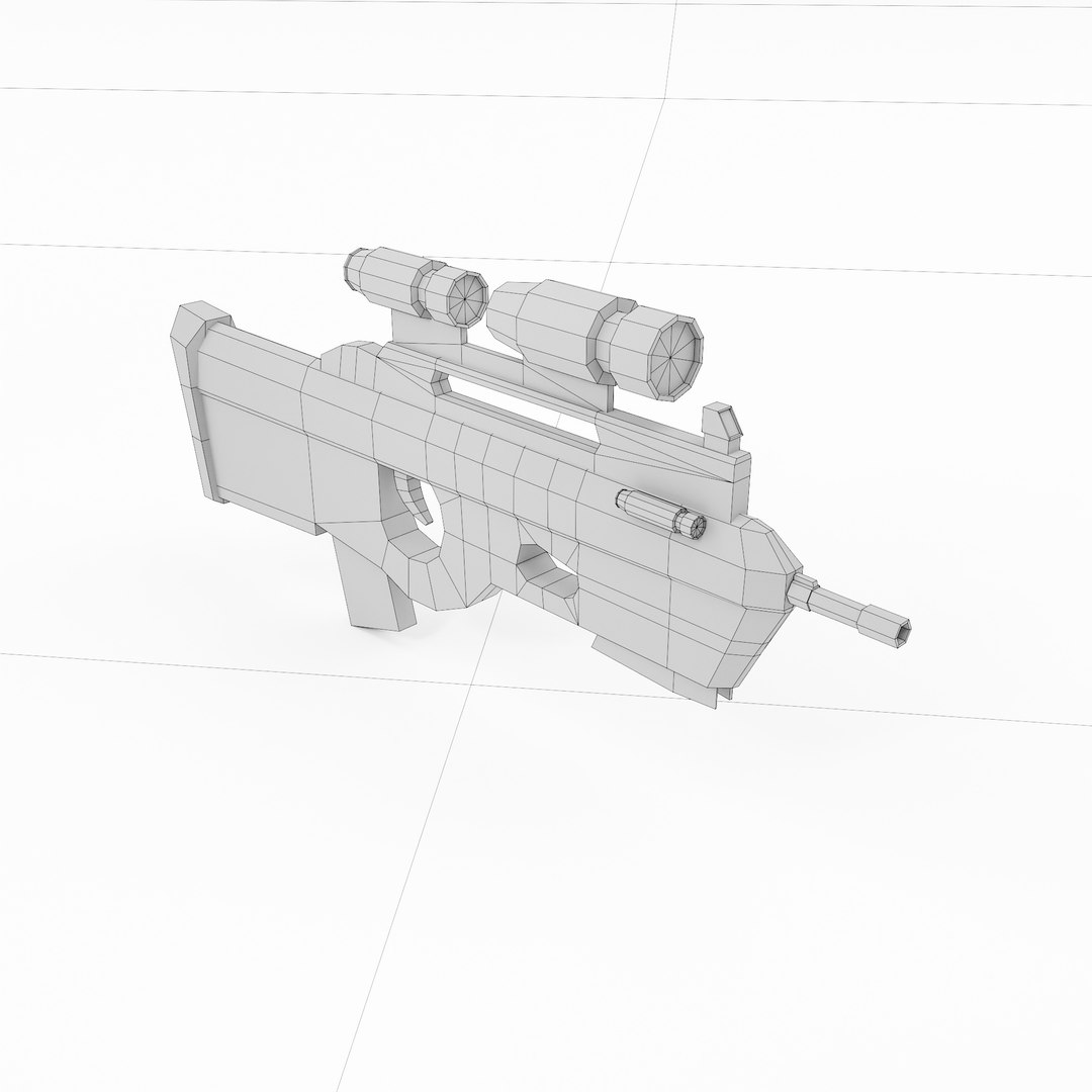 FN F2000 Assault Rifle Gun 3D Model - TurboSquid 1992902
