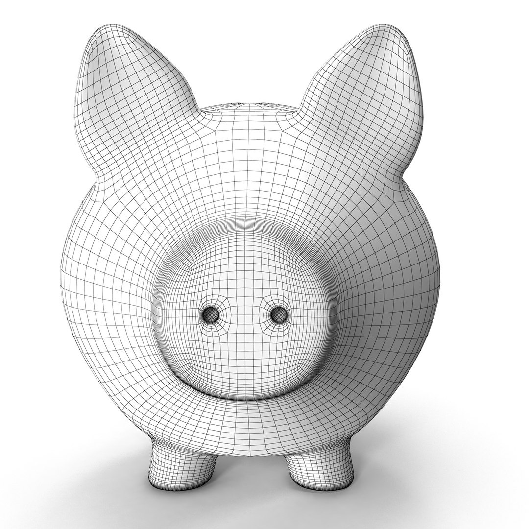 Piggy Bank 3D Model - TurboSquid 1222013