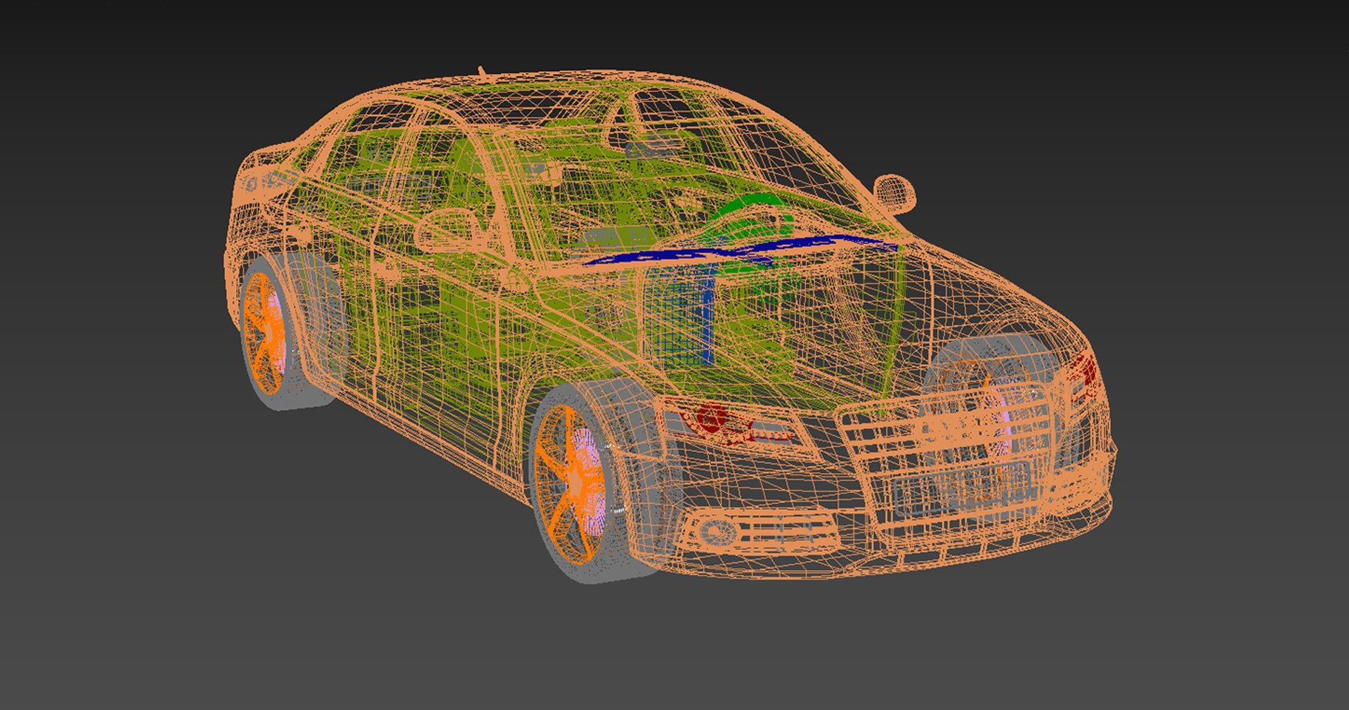 3D Audi A4 - TurboSquid 2105977