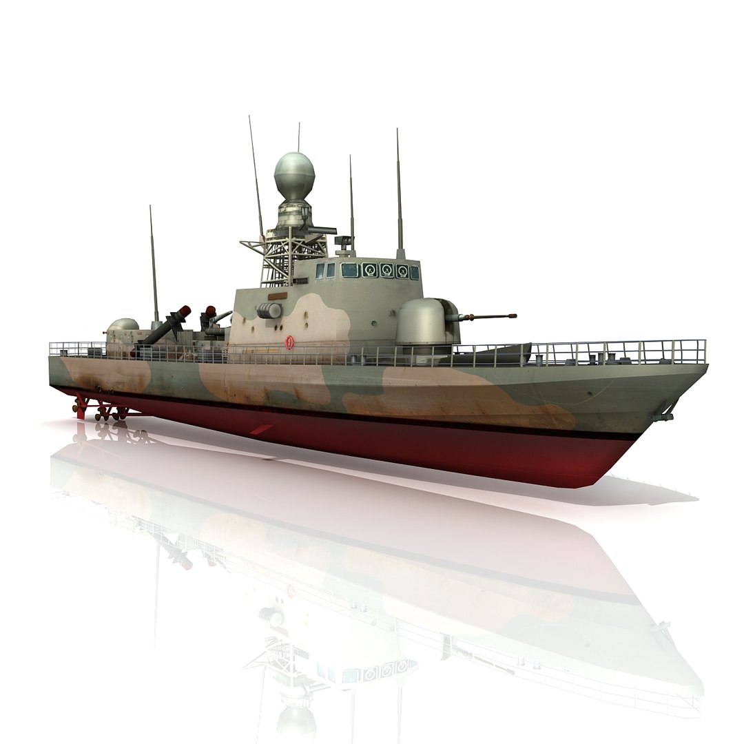 Lurssen Tnc 45 Camouflage 3d Model