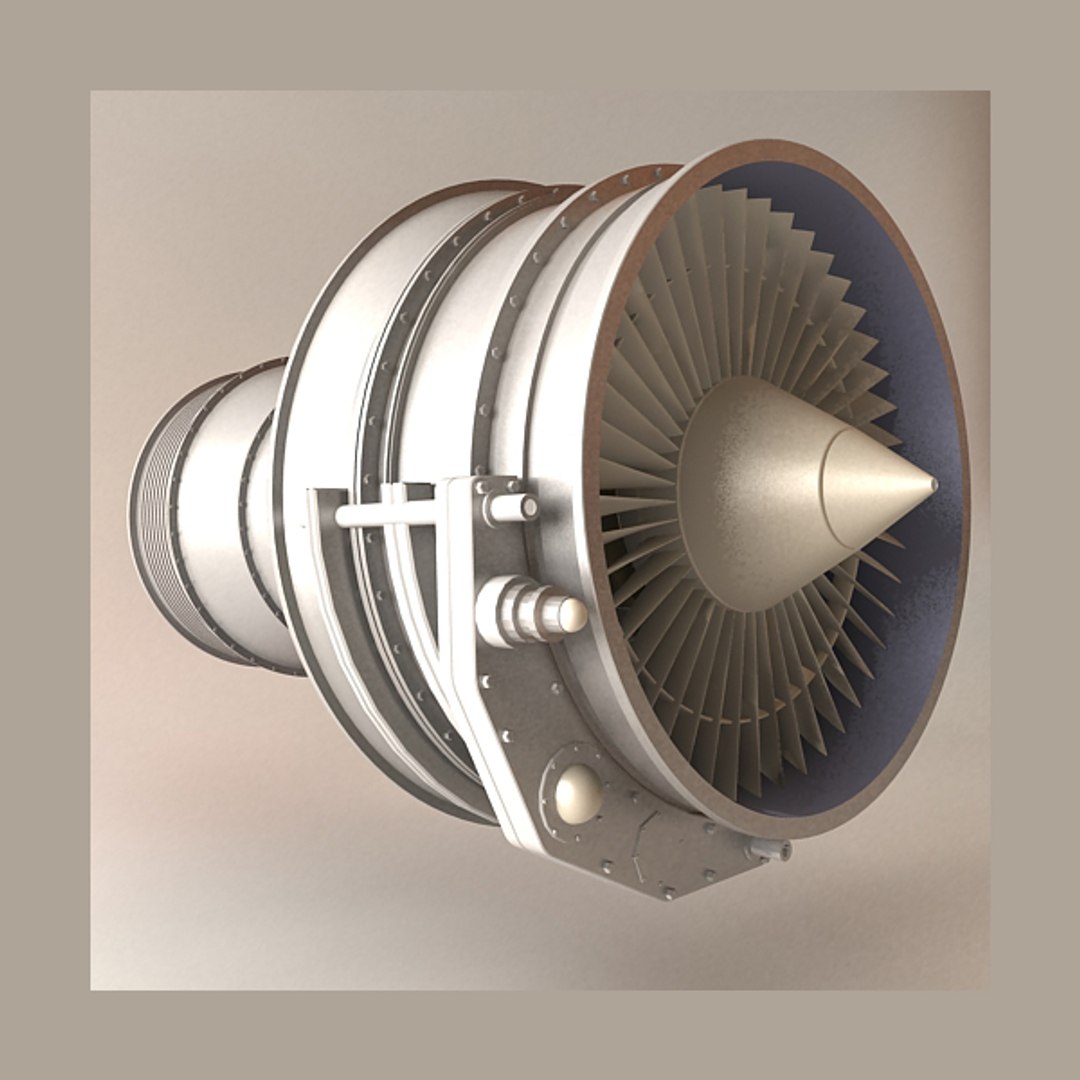 Jet Engine 3D Model - TurboSquid 420439