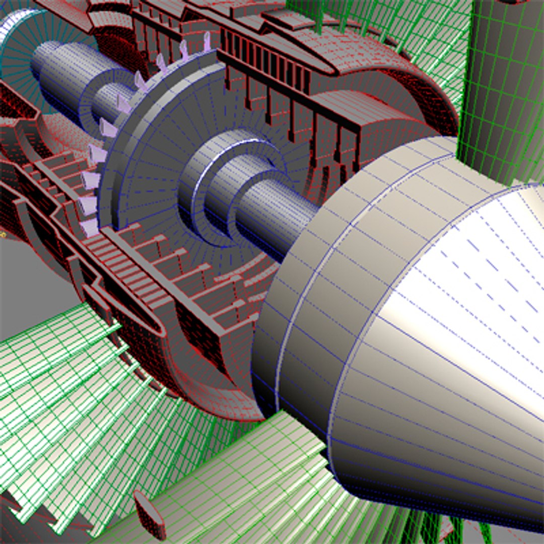 Jet Engine 3D Model - TurboSquid 420439