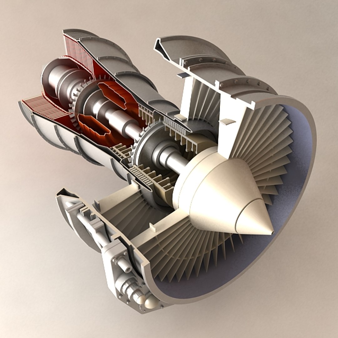 Jet Engine 3D Model - TurboSquid 420439