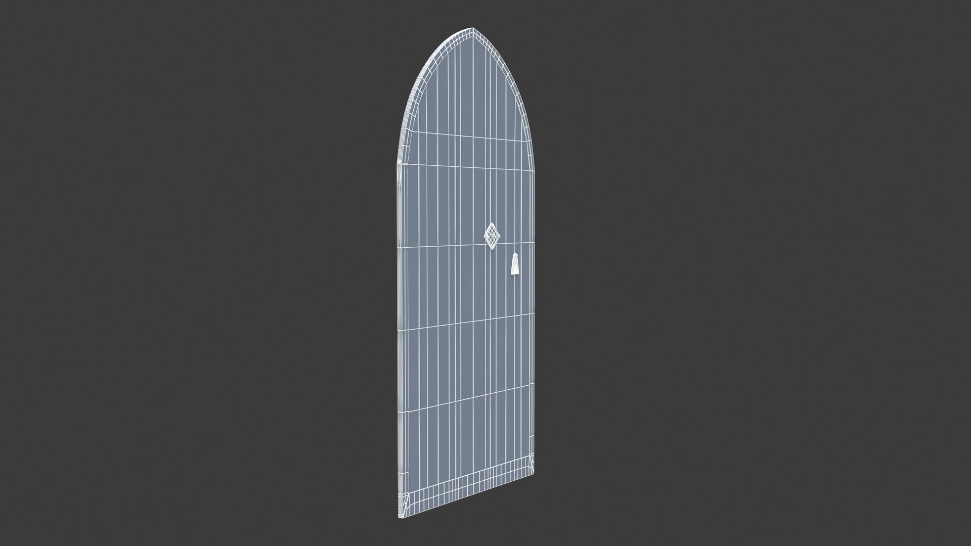 3D Castle Door 08 Low Poly Realistic - TurboSquid 1923545