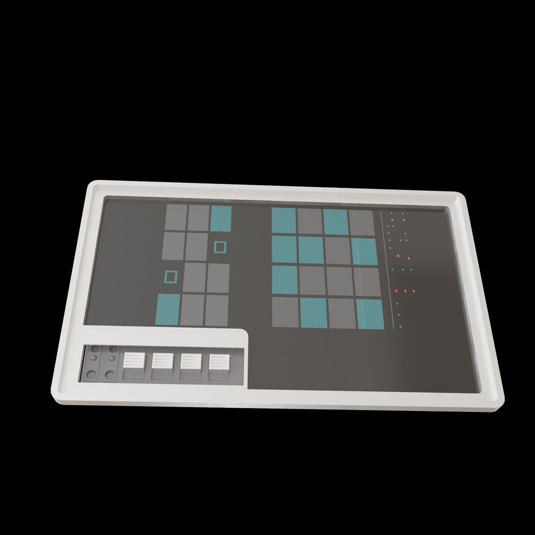 3D Model Sci Fi Comand Panel - TurboSquid 1373849