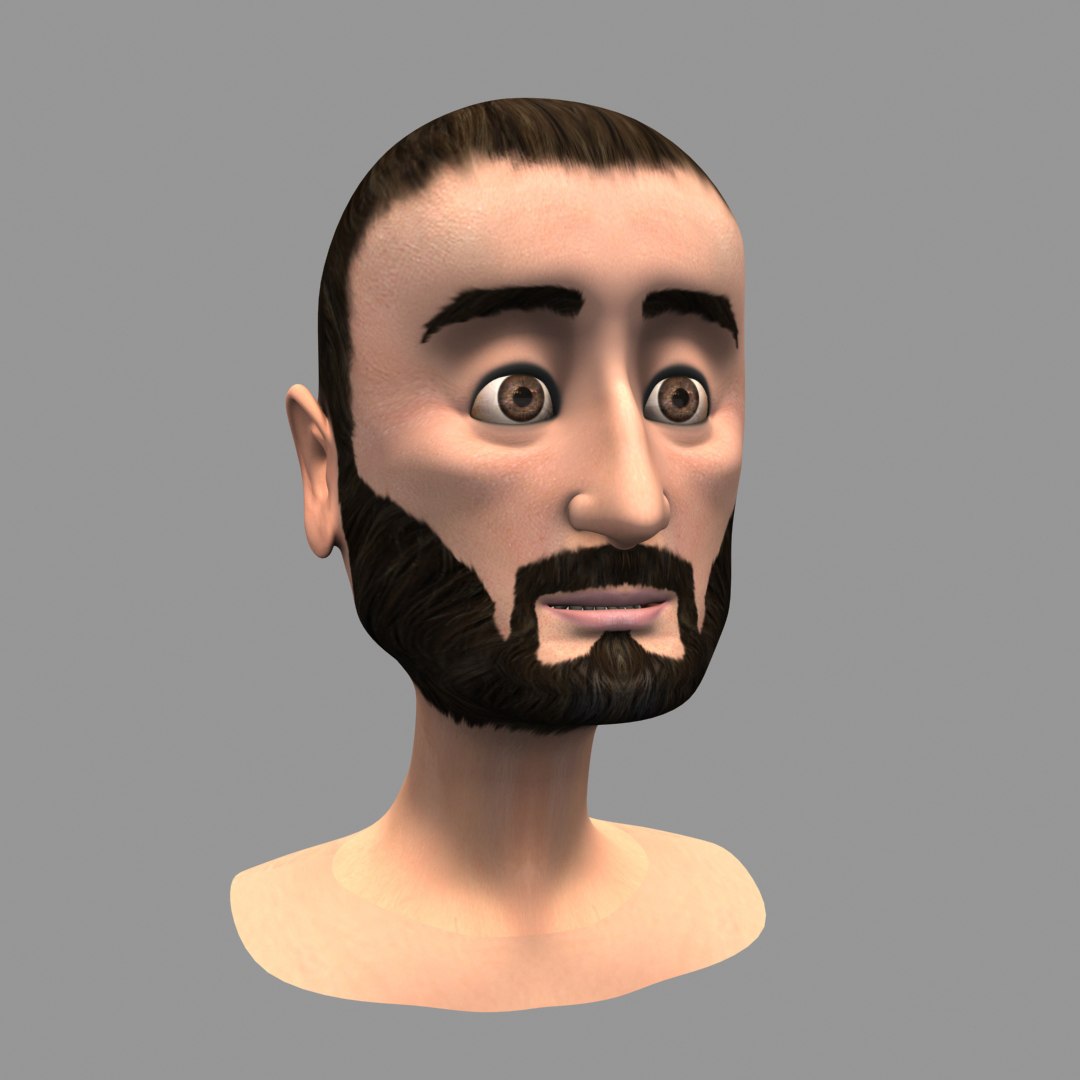 3D Man Face Model - TurboSquid 1463819