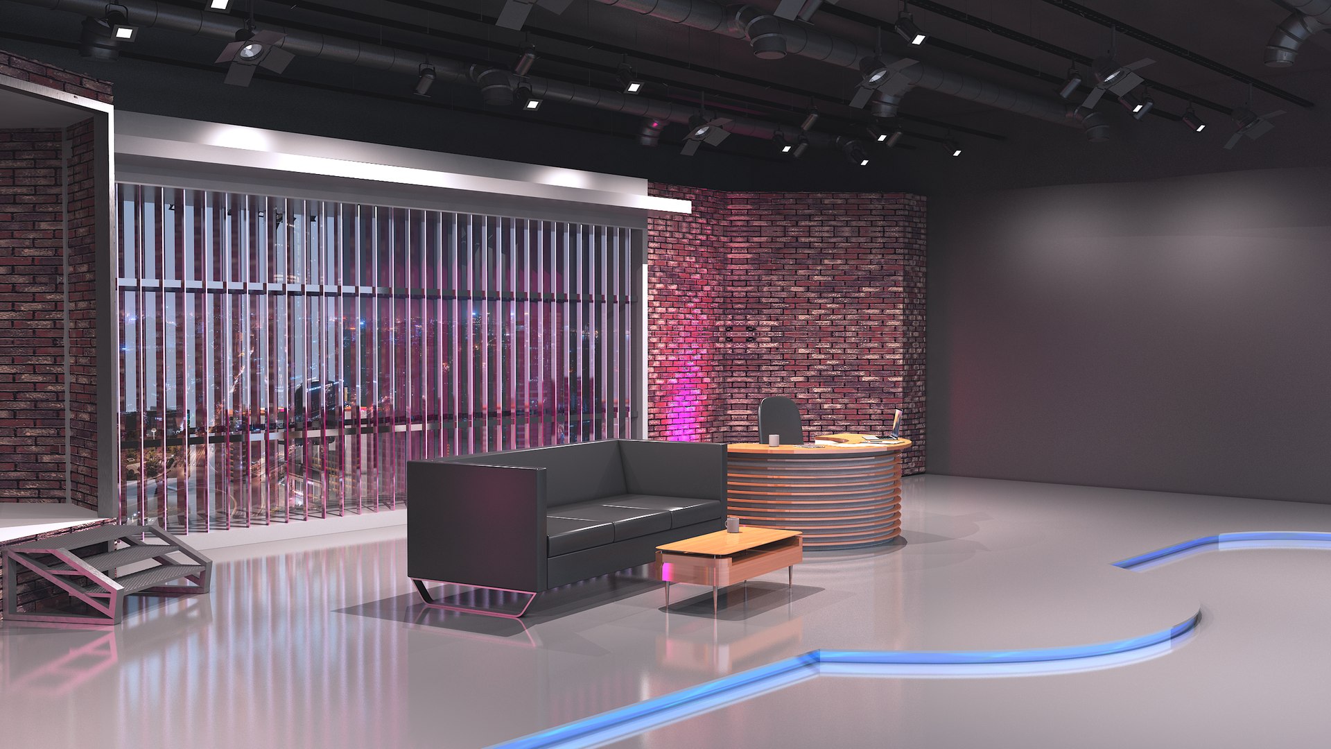 Tv Studio Model - TurboSquid 1585258