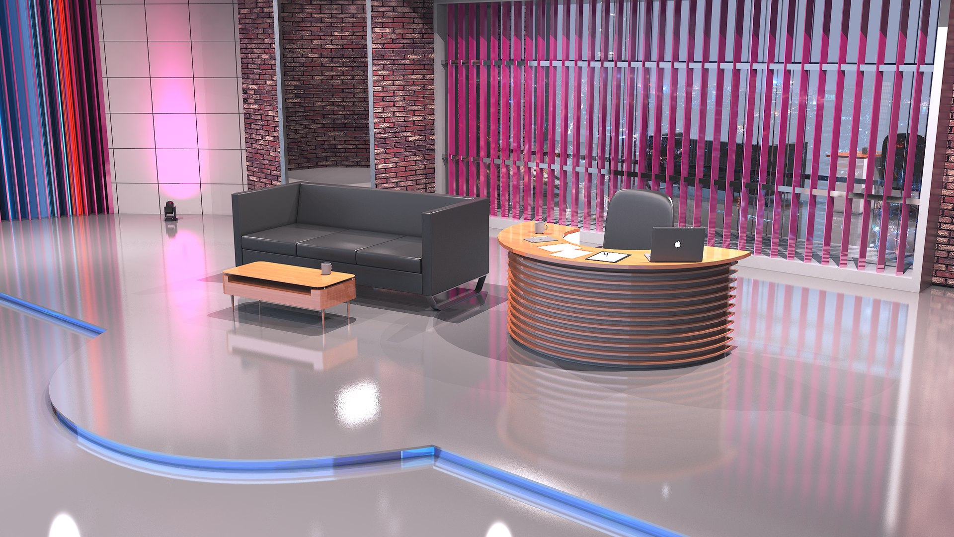 Tv Studio Model - TurboSquid 1585258