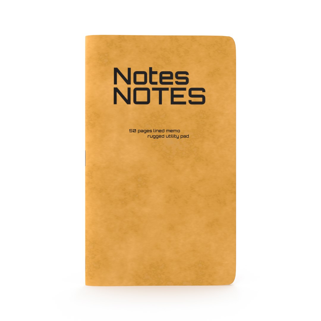 Pocket Memo Notebook 3D Model - TurboSquid 1593846