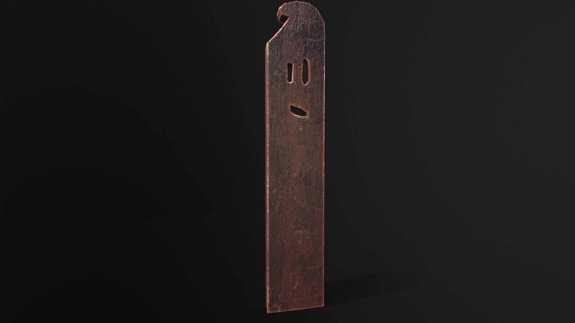 Spooky Ghost Planks Halloween Decoration 3D Model - TurboSquid 2276516