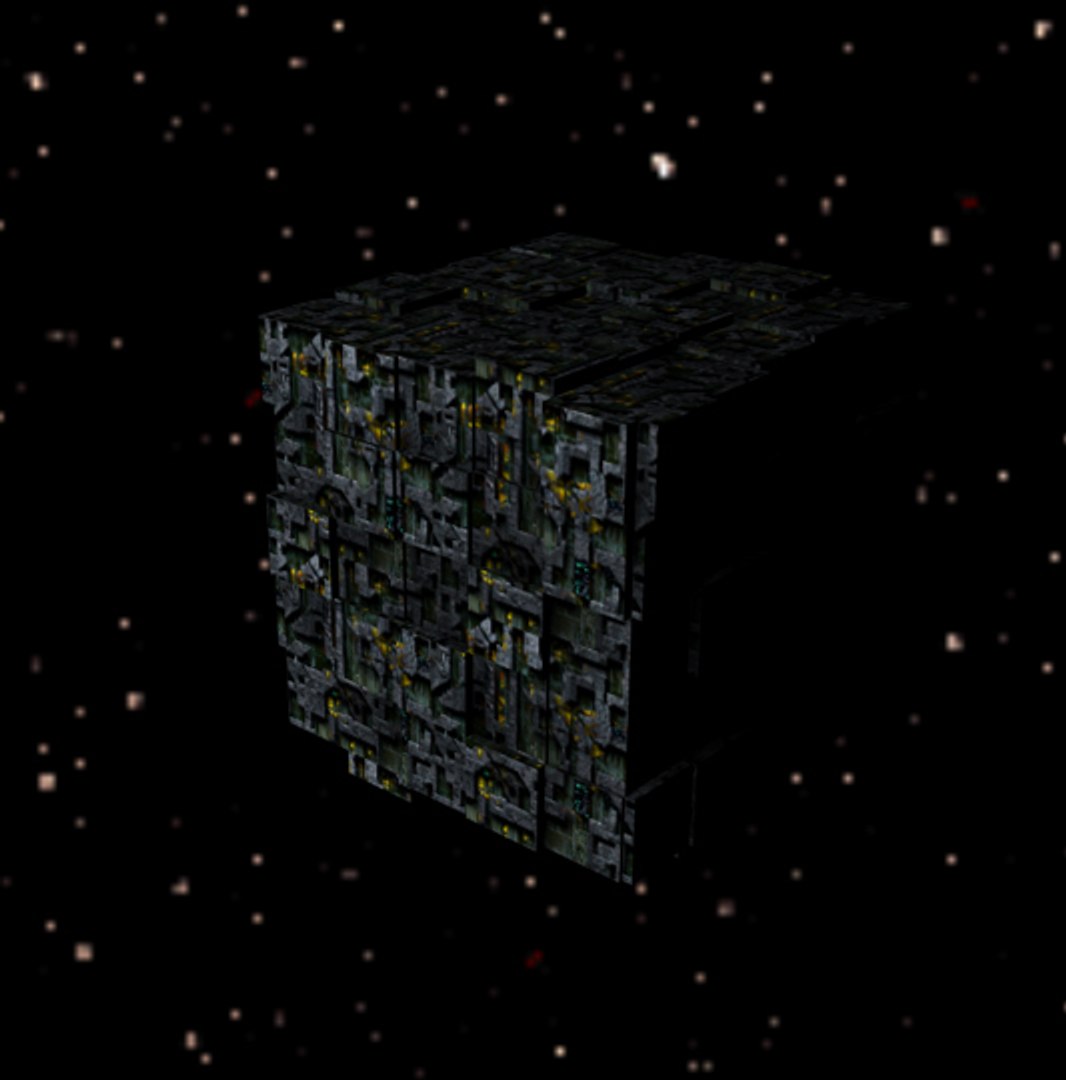 Borg Cube C4d Free
