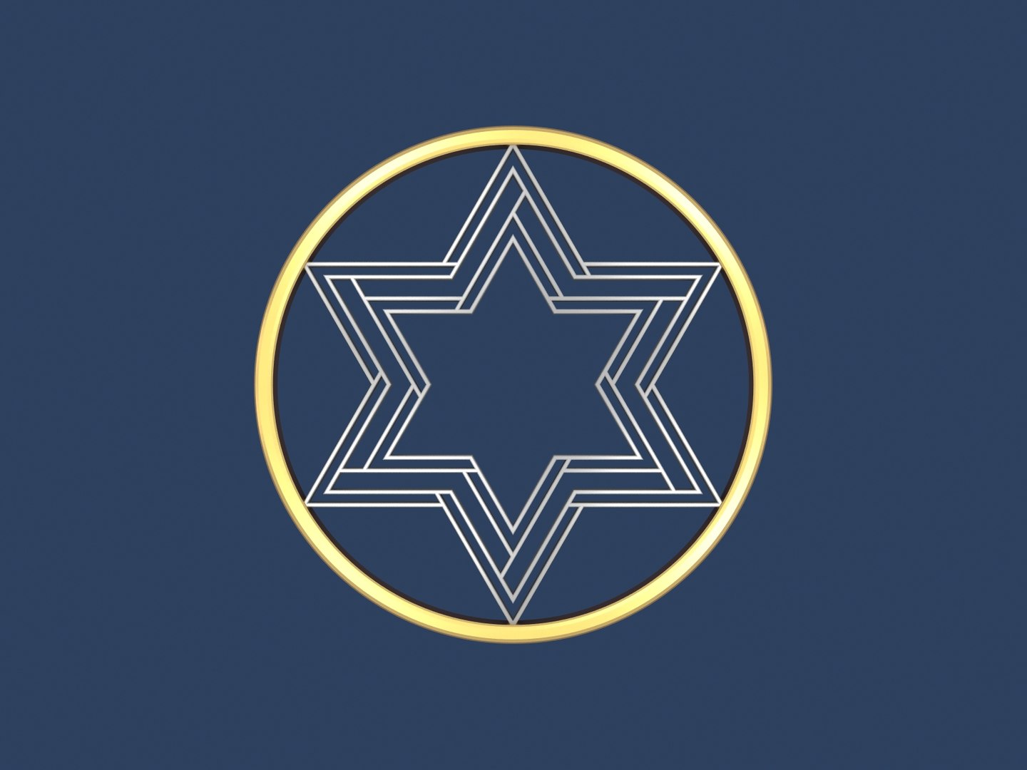Star David Circle Model - TurboSquid 1429813