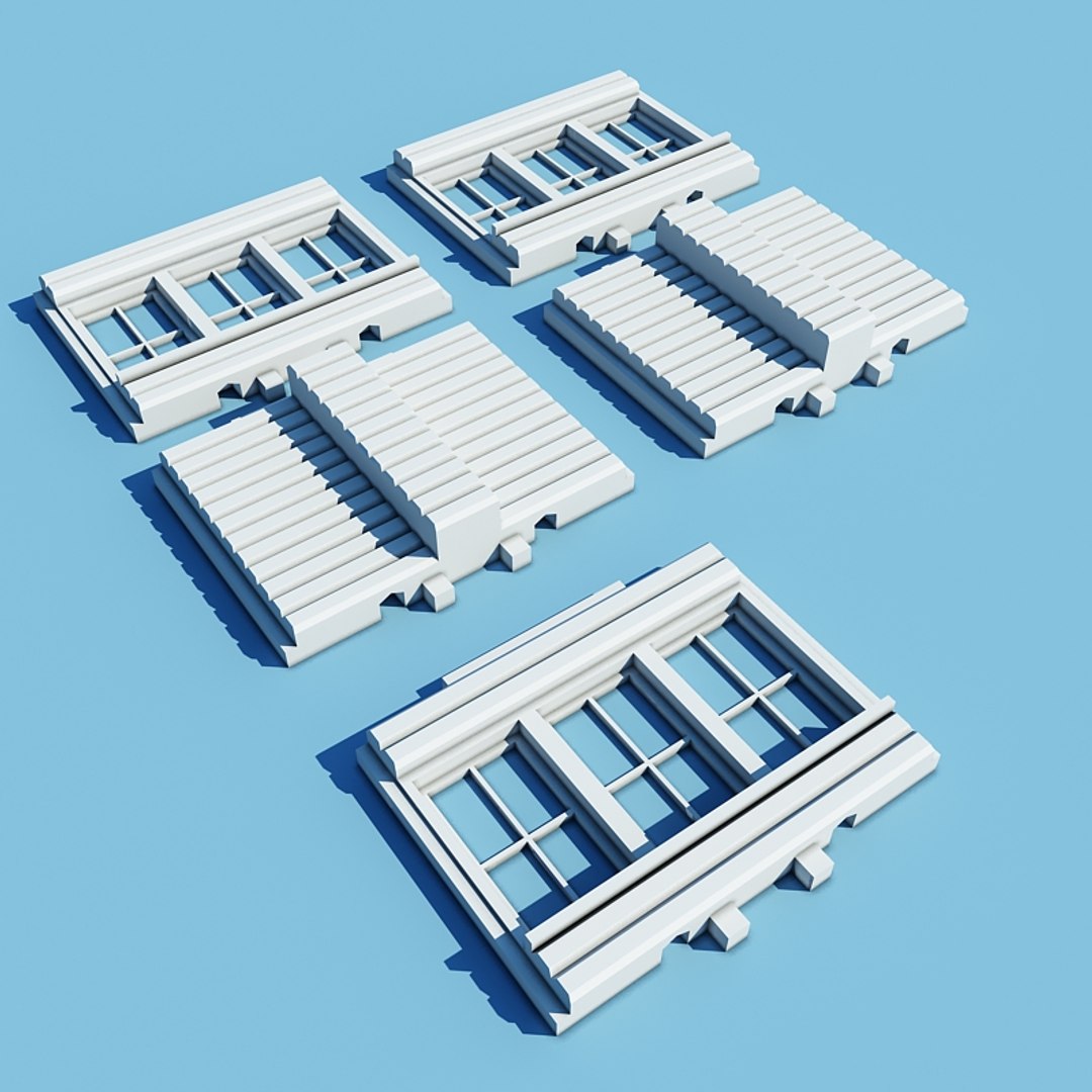Free Printable Architecture Kit Series 1 3d Model