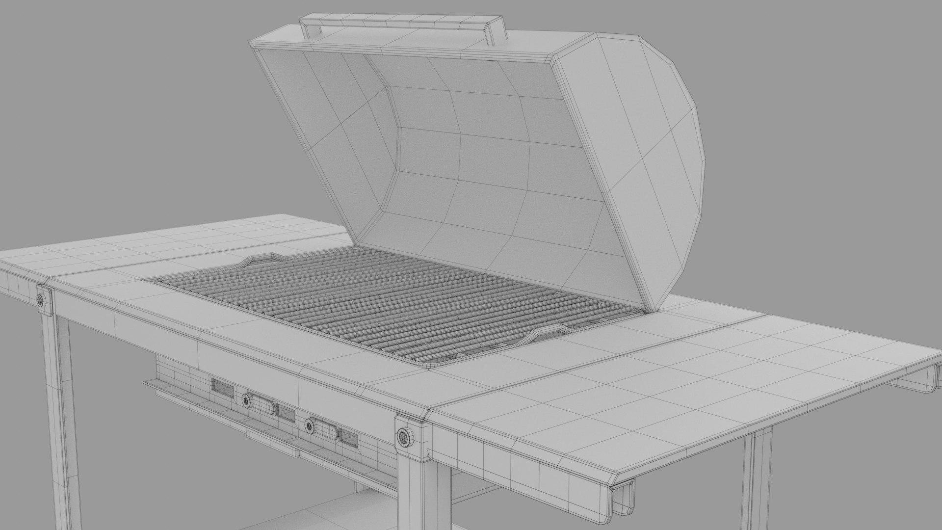 3D Model Barbecue Machine - TurboSquid 2084762